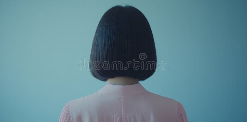 The Sleek Texture and Modern Look of a Bob Haircut are Accentuated when ...