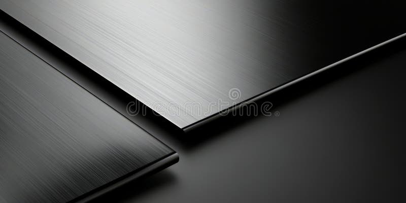 Sleek Titanium Plate with a Polished, Brushed Finish and a Slight ...