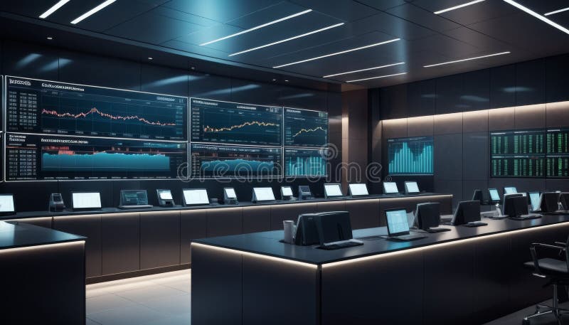 Modern Trading Floor stock image. Image of automation - 314553747 Modern Trading Floor stock image. Image of automation - 314553747