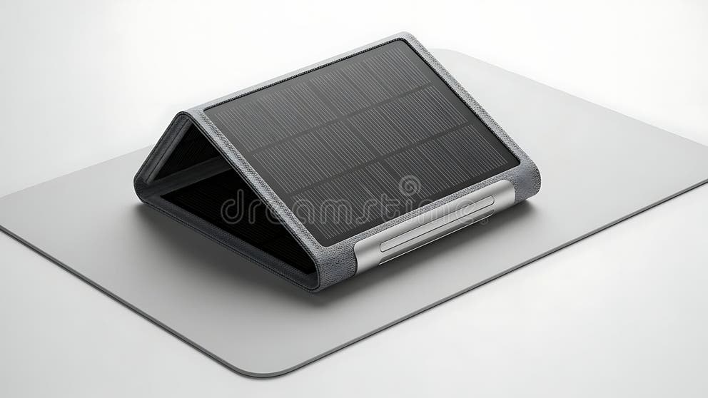 Sleek Triangular Foldable Solar Charger Stock Illustrations – 1 Sleek ...