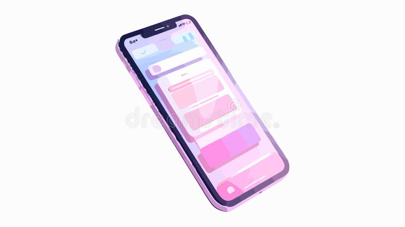 Sleek UI Design for Mobile App Development on Smartphone Interface ...