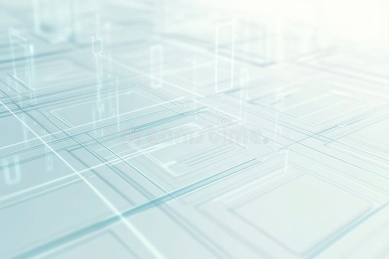 Sleek UIUX Wireframe Design Background with Soft Grid Lines and ...