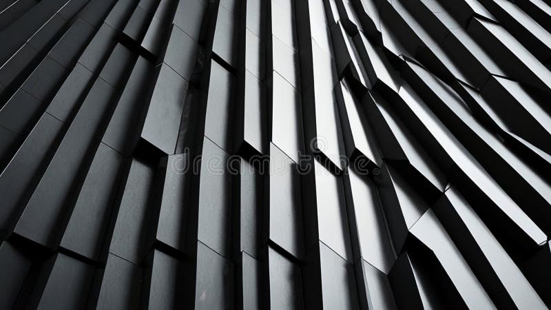 Black and Silver Modern Architectural Pattern – Ultra-Minimal and ...