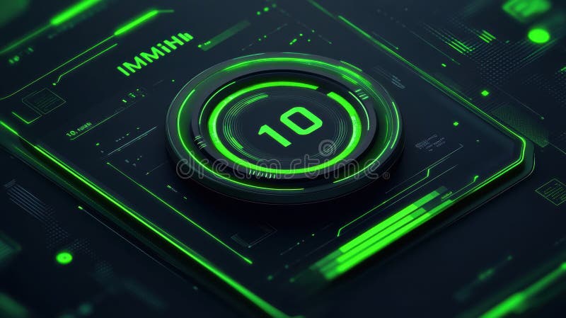 Sleek UX Design Showcasing Countdown Timer with Bold Typography and ...