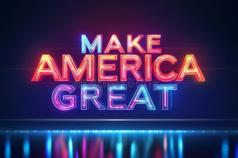 Sleek Vector Design of MAGA Stock Illustration - Illustration of ...