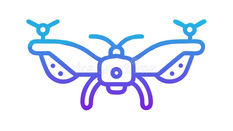 Bio-Inspired Drone Nature-Tech Integration, Vector Design Generative AI ...