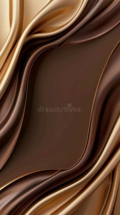 A Sleek Vertical Frame Displays a Luxurious Mocha Texture with Smooth ...
