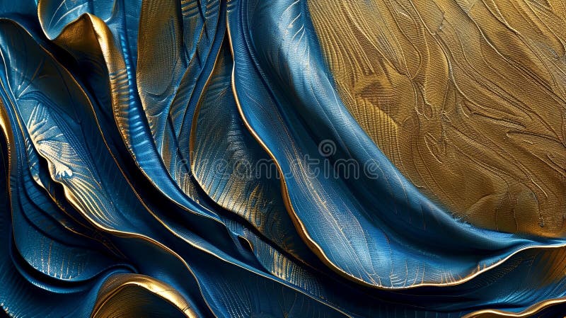 Sleek, Vibrant Textures Intertwine in a Mesmerizing Blend of Metallic ...