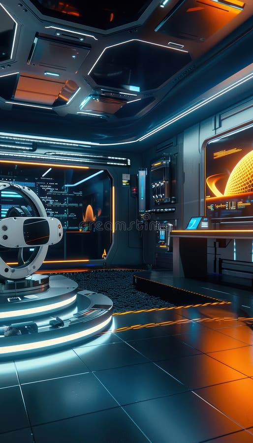 Immersive Virtual Reality Gaming Studio with Futuristic Design Elements ...