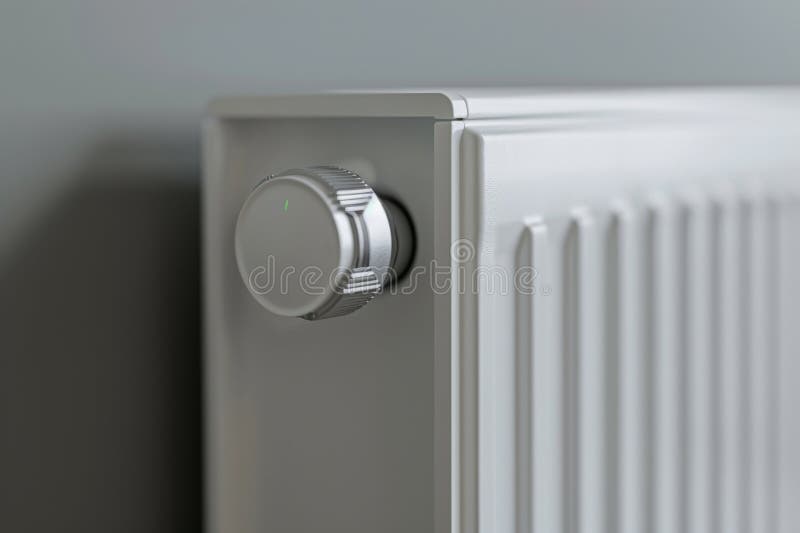 Sleek White Heating Radiator Design Stock Illustration - Illustration ...