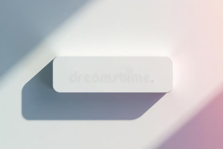 Sleek White Slider and Buttons, Neomorphic Design, Shadows , Button, White Stock Illustration ...