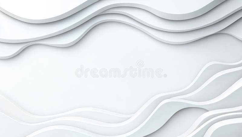 A Sleek White Wave Texture Pattern with a Seamless Design, Ideal for ...