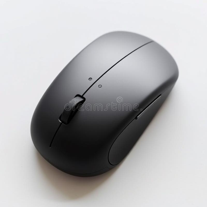 A Sleek Wireless Mouse with a Modern Design, Featuring Smooth Stock ...