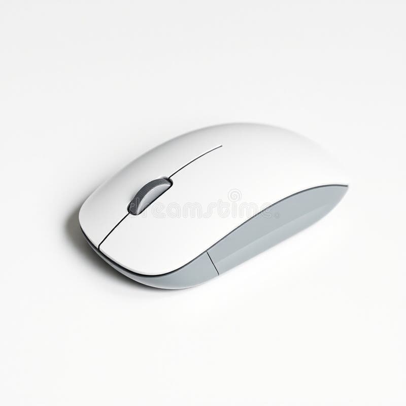 A Sleek Wireless Mouse with a Modern Design, Featuring Smooth Stock ...