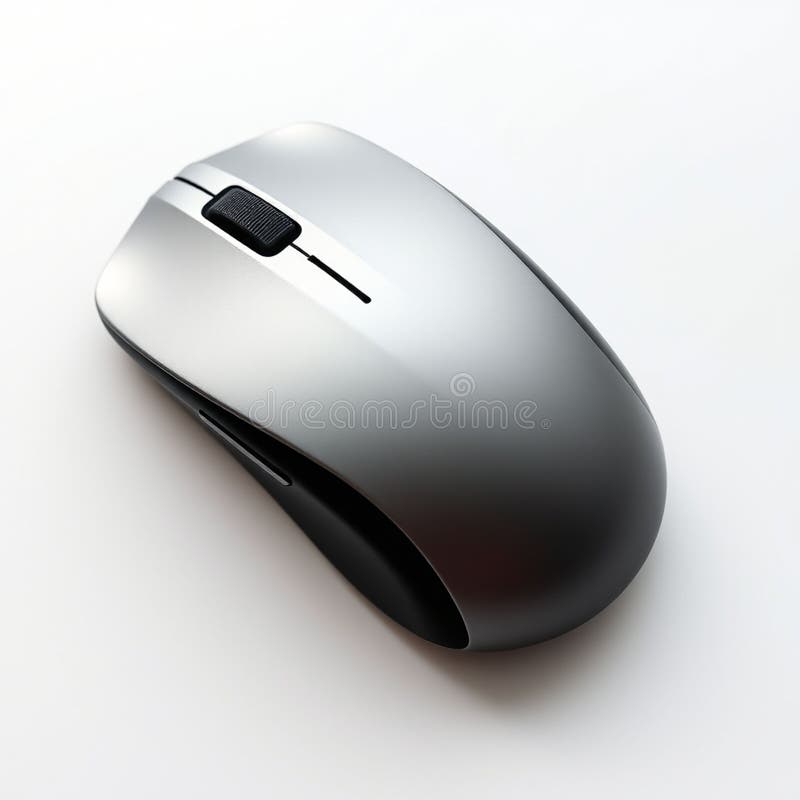 A Sleek Wireless Mouse with a Modern Design, Featuring Smooth Stock ...