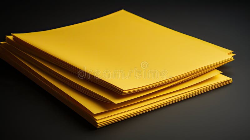 Sleek yellow paper texture stock illustration. Illustration of yellow ...