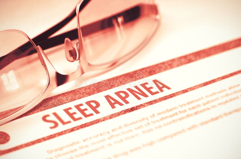 Sleep Apnea. Medicine. 3D Illustration. Stock Image - Image of apnea ...