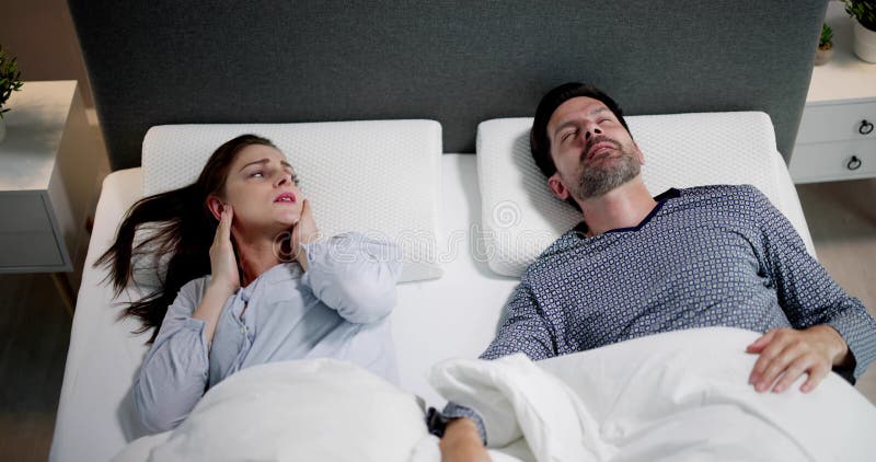 Sleep Apnea Snoring Disturbance. Angry Woman Stock Photo - Image of ... Sleep Apnea Snoring Disturbance. Angry Woman Stock Photo - Image of ...