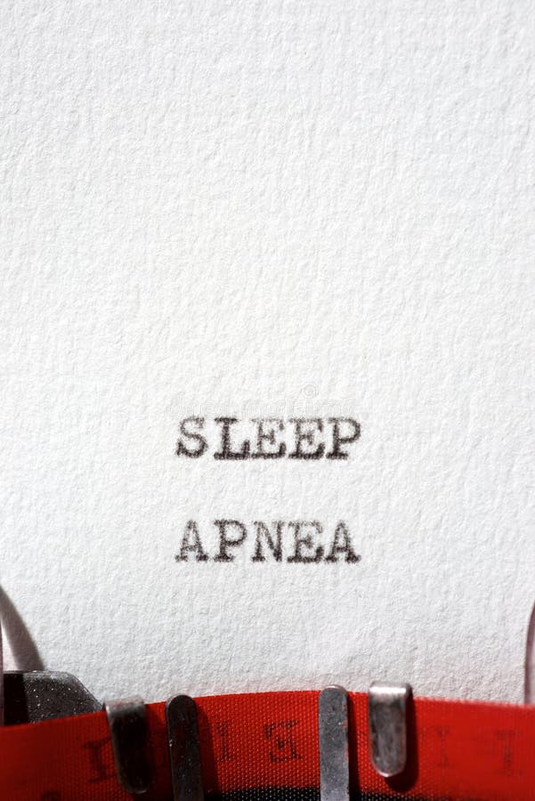 Sleep apnea text stock image. Image of thinking, disorder - 269409185