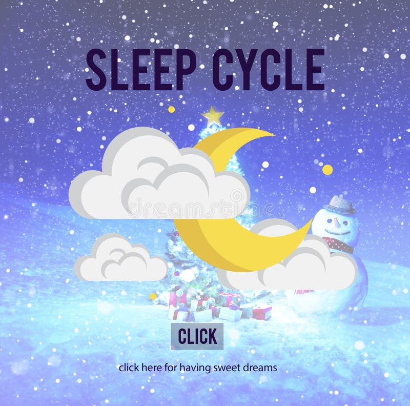 Sleep Cycle Human Sleeping Resting Concept Stock Illustration ...