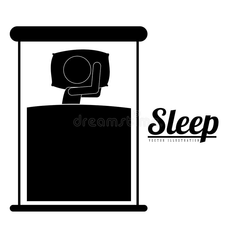 Sleep design stock vector. Illustration of relaxation - 44439745