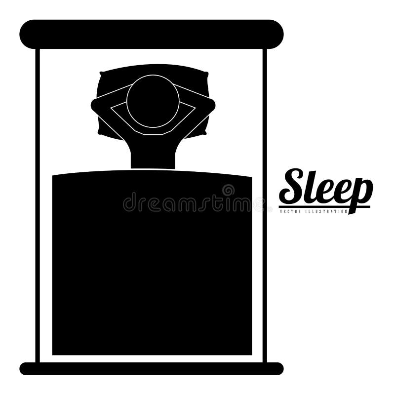 Sleep design stock vector. Illustration of relaxation - 44439745