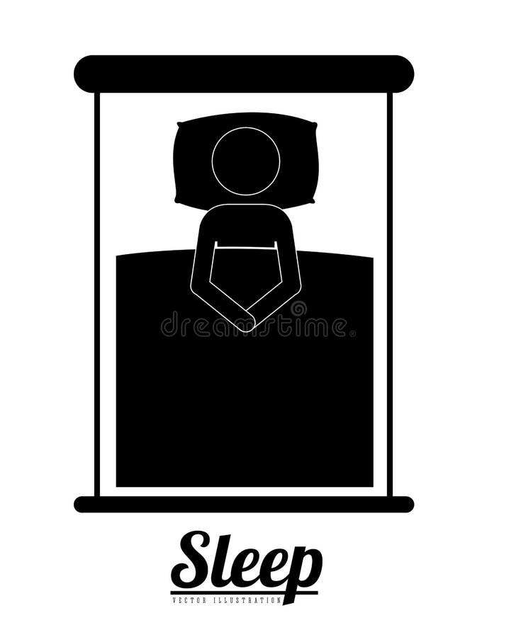 Sleep design stock vector. Illustration of relaxation - 44439745