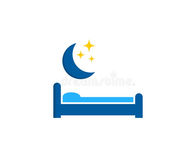 Sleep Icon Logo Design Element Stock Vector - Illustration of life ...