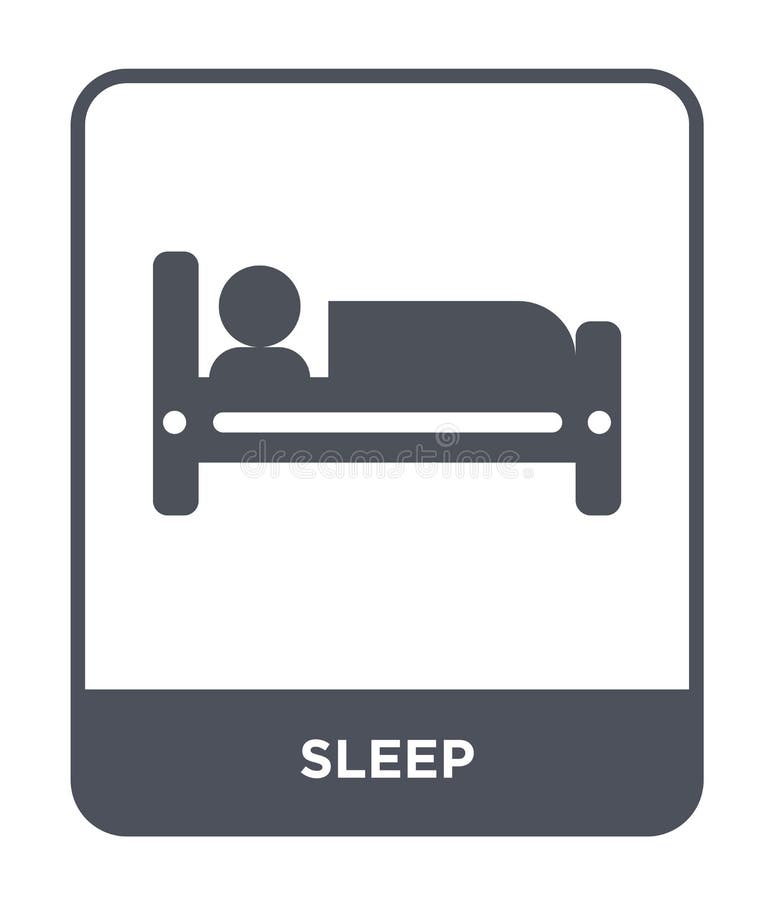 Sleeper Symbol. Bed Rest Icon Stock Vector - Illustration of rest, icon ...