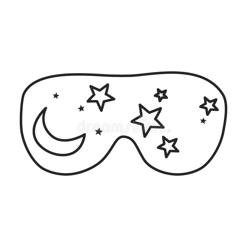 Eye Mask Outline Stock Illustrations – 2,412 Eye Mask Outline Stock ...