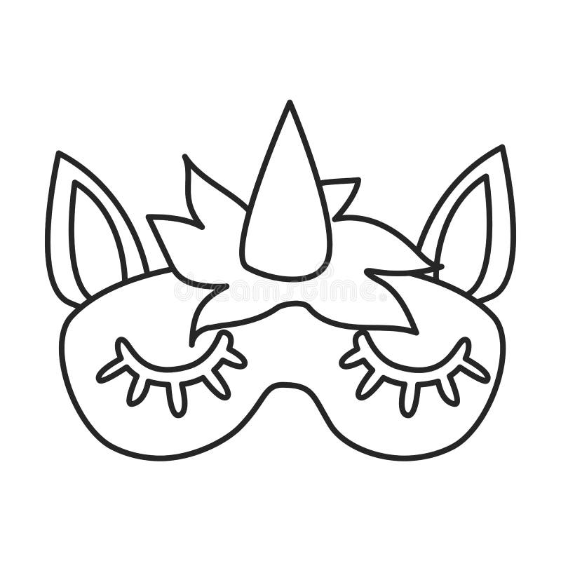 Eye Mask Outline Stock Illustrations – 2,412 Eye Mask Outline Stock ...