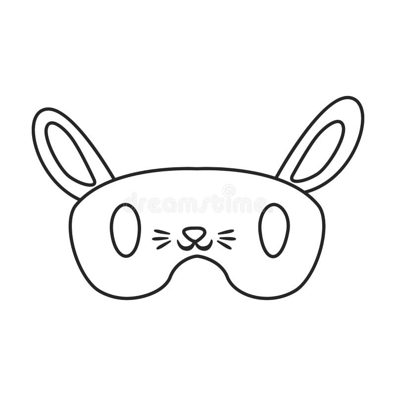 Eye Mask Outline Stock Illustrations – 2,412 Eye Mask Outline Stock ...