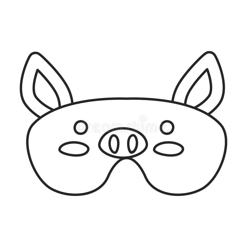 Eye Mask Outline Stock Illustrations – 2,412 Eye Mask Outline Stock ...