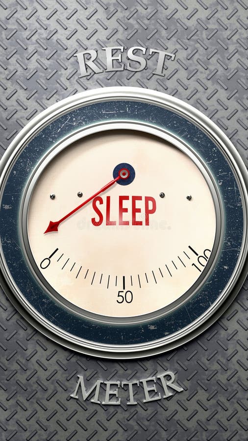 Sleep and Rest that is Hitting a Full Scale, Showing a Very High Level ...