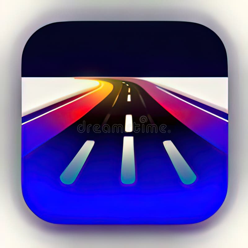 Sleep Software App Icon. Generative AI. Stock Illustration ...