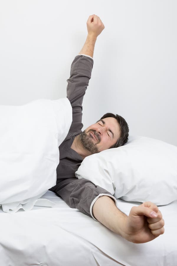 Sleep time - good awaking stock photo. Image of adult - 64046896