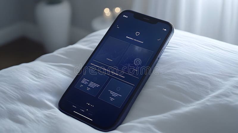 AI-Generated Sleep Data Visualization Stock Image - Image of charts ...