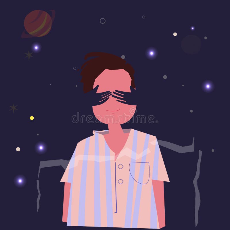 Sleep Well Vector Poster. Illustration Items Vector Set Isolated for ...