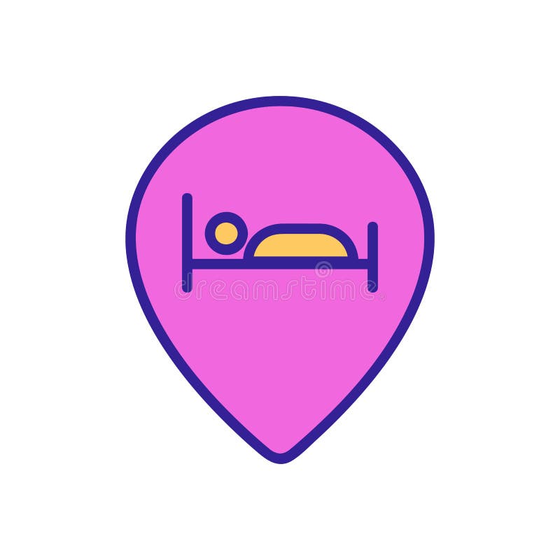 Sleeper Icon Vector. Isolated Contour Symbol Illustration Stock Vector ...