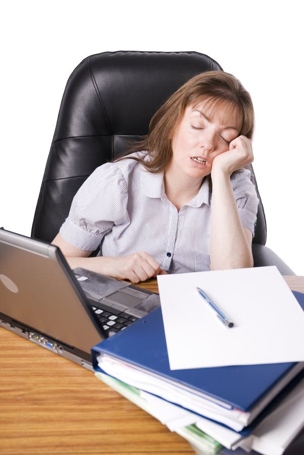 Sleeping stock photo. Image of laptop, sleeping, receptionist - 13438942