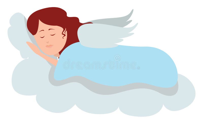 Angel Sleeping Stock Illustrations – 646 Angel Sleeping Stock ...