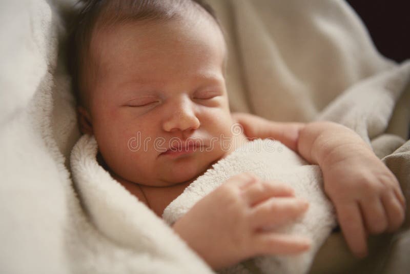 Sleeping baby stock image. Image of warm, newborn, precious - 11948233