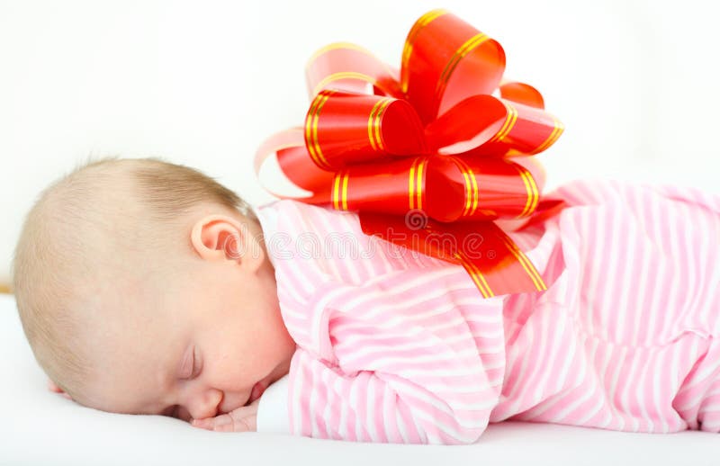 Sleeping baby stock photo. Image of daughter, care, caucasian - 17990714