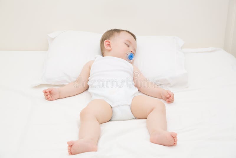 Sleeping baby stock photo. Image of healthy, life, expression - 31753372