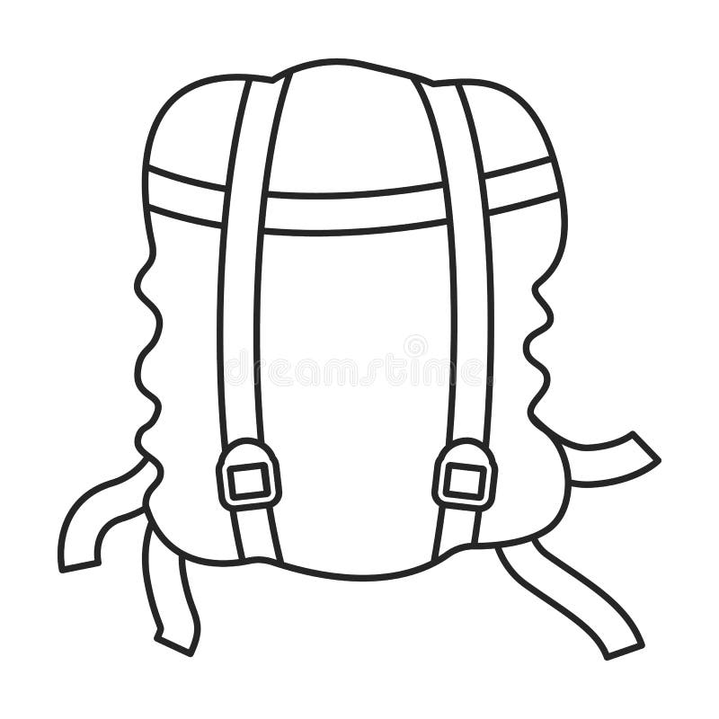 Sleeping Bag Coloring Page