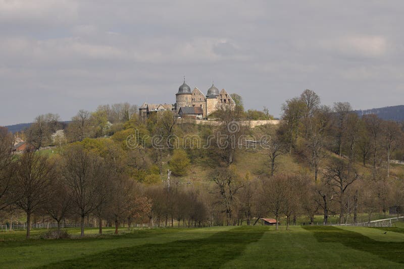 Sleeping Beauty Castle Sababurg Stock Image - Image of architecture ...