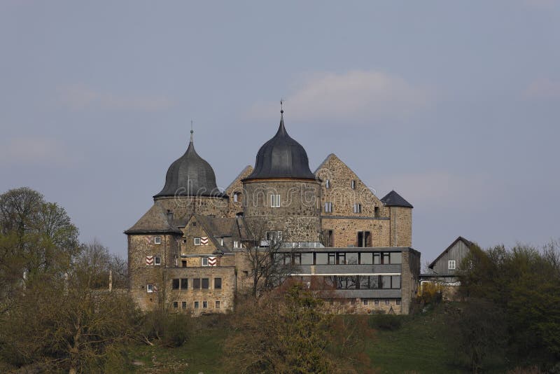 Sleeping Beauty Castle Sababurg Stock Photo - Image of building ...