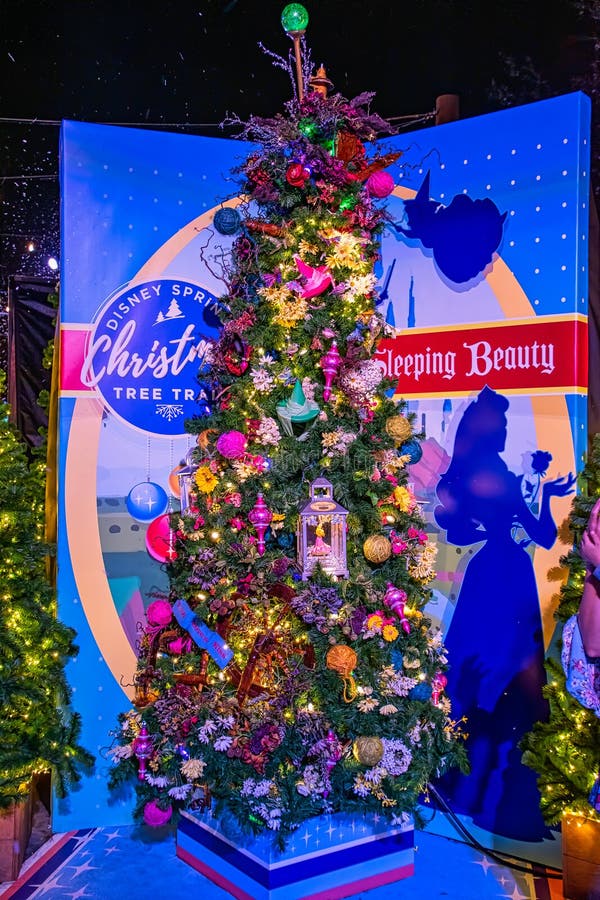 Sleeping Beauty Themed Christmas Tree Editorial Image - Image of magic ...