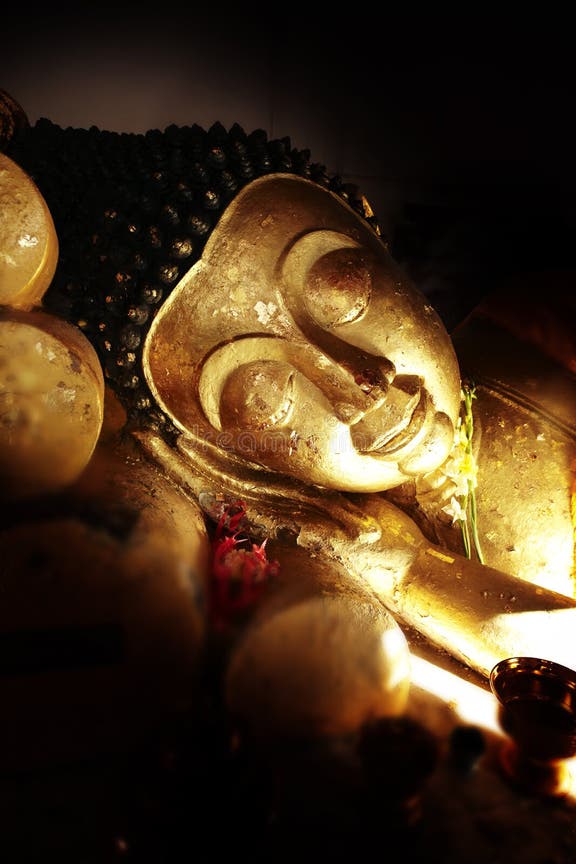 Sleeping buddha stock image. Image of religion, chiang - 12712953