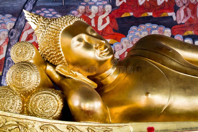 Sleeping Buddha stock image. Image of grand, buddha, culture - 35169403